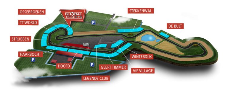 Allgemeine Ringinfos zum TT Circuit Assen - Übersichtsplan, Infos uvm.